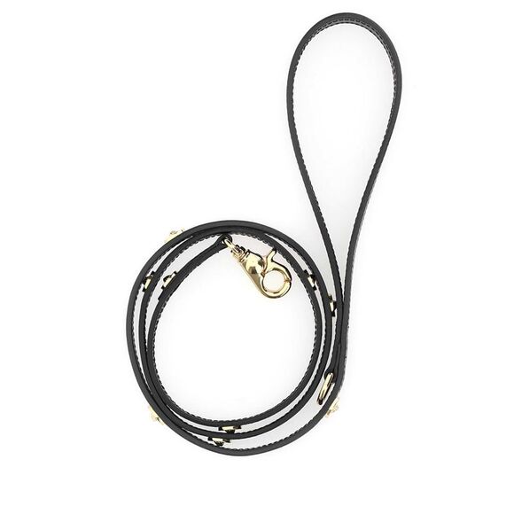 Versace | Accessories | Versace Men Black Leather Medusa Leash | Poshmark